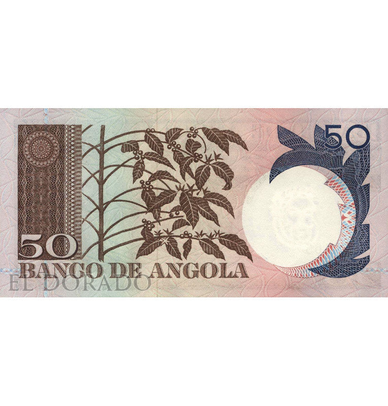 Angola 50 Escudos 1973 Pick 105a – Colecciones El Dorado