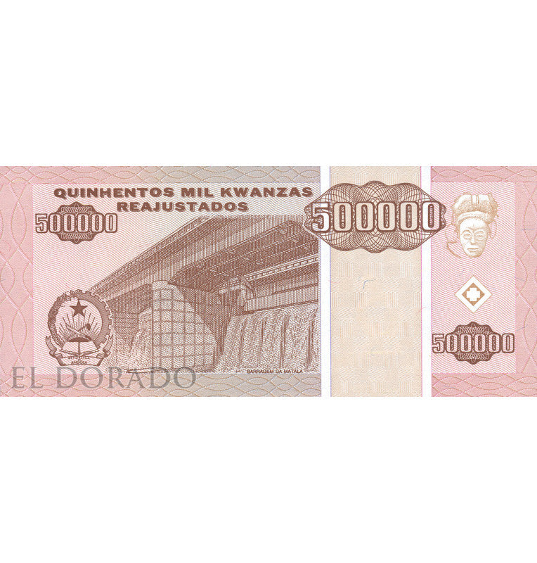 Angola 500.000 Kwanzas 1995 Pick 140 – Colecciones El Dorado