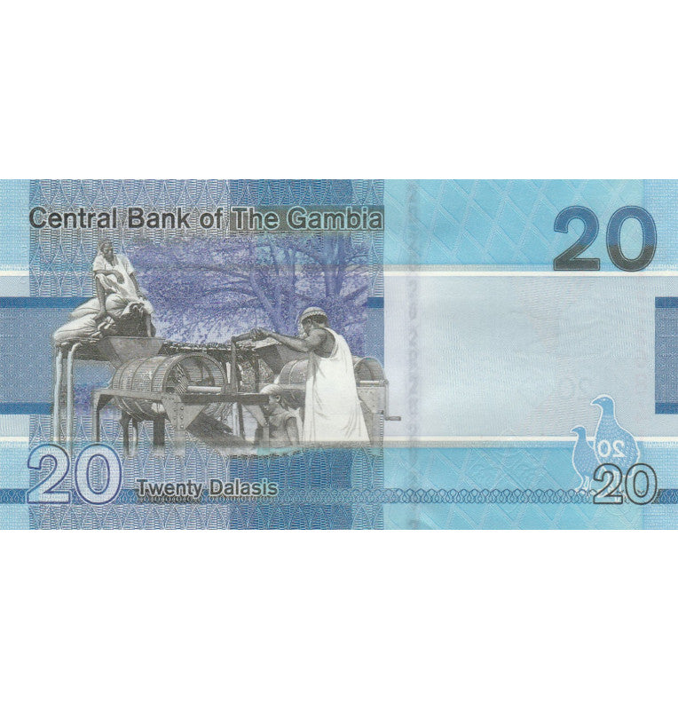 Gambia 20 Dalasis 2019 Pick New – Colecciones El Dorado